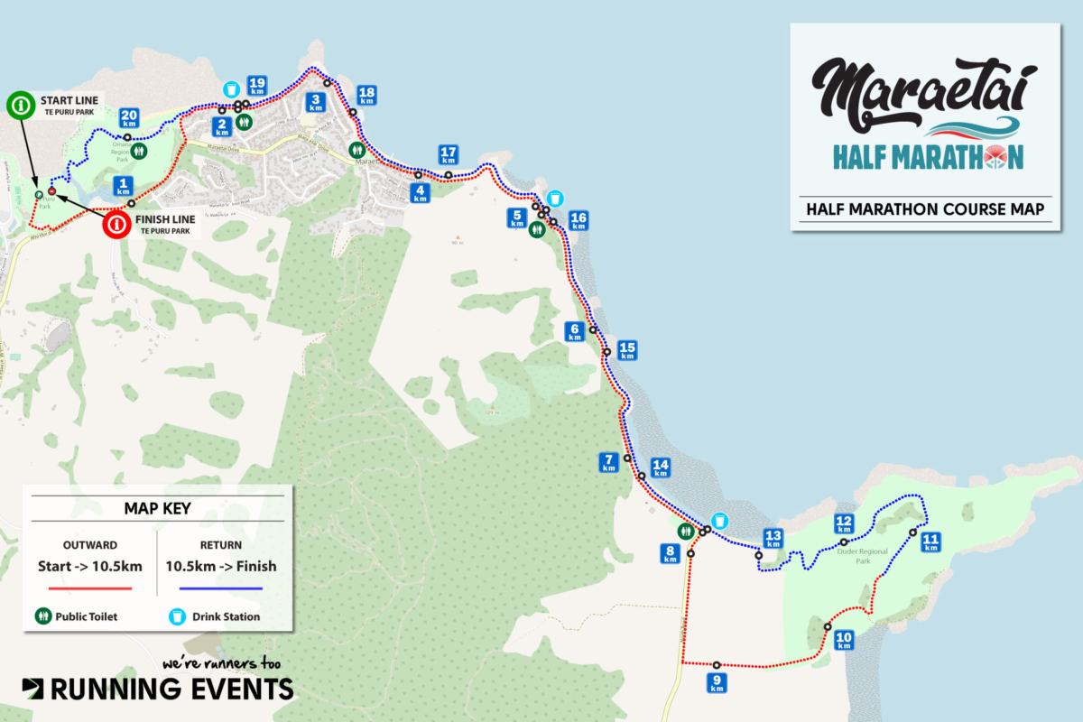 2021 GJ Gardner Maraetai Half Marathon – Run the stunning Pohutukawa Coast.